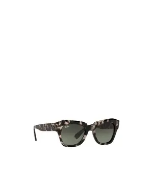 Ray-ban State Street Square Frame Sunglasses - Gray