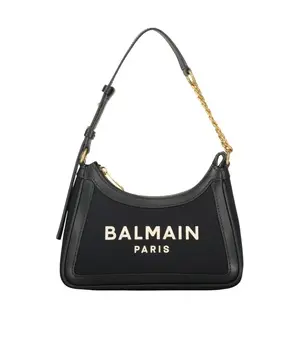 Balmain B-army Zip-up Shoulder Bag - Black