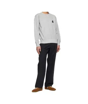 Isabel Marant Étoile Logo Embroidered Crew Neck Sweatshirt - Gray