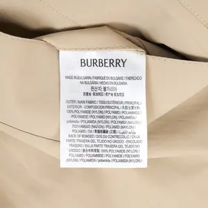 Burberry Drawstring Waist Hooded Trench Coat
