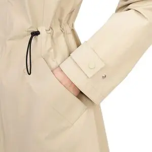 Burberry Drawstring Waist Hooded Trench Coat