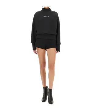 JEAN PAUL GAULTIER Logo Detail High-neck Sweatshirt