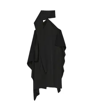 Givenchy Crepe And Satin Scarf Dress