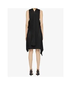 Givenchy Crepe And Satin Scarf Dress