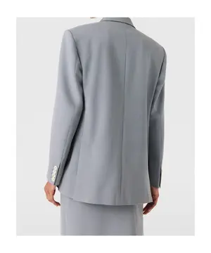 Stella McCartney Double-breasted Tailored Blazer - Mist