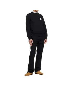 Isabel Marant Étoile Mike Logo-embroidered Crew-neck Sweatshirt - Black