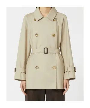 Max Mara Calle Double-breasted Trench Coat - Sand-colored