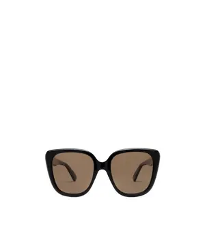 Gucci Square Frame Sunglasses - Brown