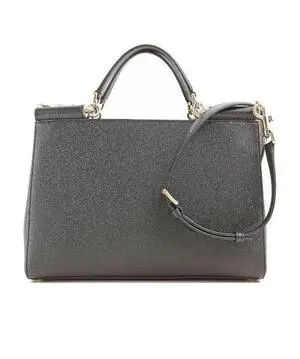 Dolce & Gabbana Logo Detail Handbag - Black