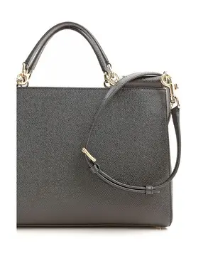Dolce & Gabbana Logo Detail Handbag - Black