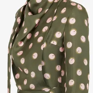 Fendi Graphic Printed Scarf-detailed Dress