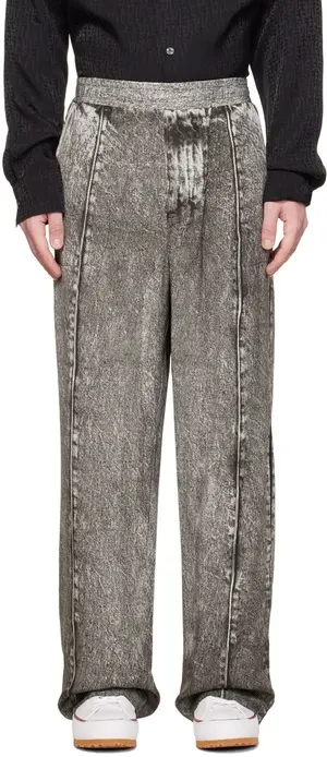 DIESEL® Faded Effect Straight-leg Pants