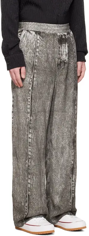 DIESEL® Faded Effect Straight-leg Pants
