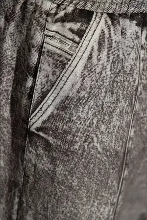 DIESEL® Faded Effect Straight-leg Pants