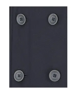 Herno Padded Double-breasted Coat - Black