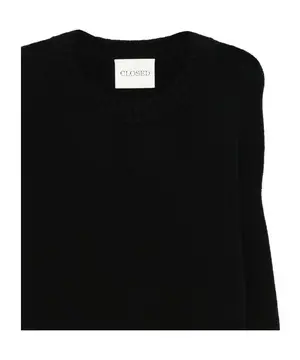 Closed Crew-neck Knit Midi Dress