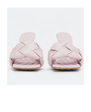Bottega Veneta Knitted Leather Lido Mules
