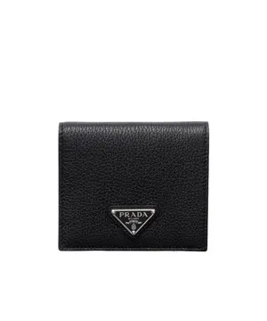 Prada Triangle-logo Wallet - Black