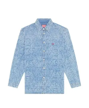 DIESEL® Allover Print Denim Shirt