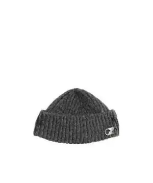 We11Done Logo Beanie - Black