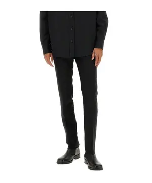 Alexander McQueen Tailored Straight-leg Pants - Black