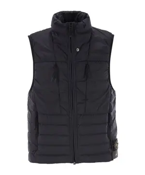 Stone Island High Neck Vests For Men