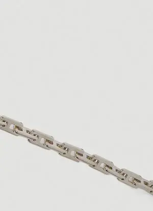 AMBUSH Silver Tone Chain Link Necklace
