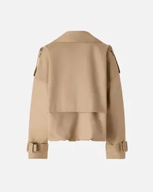 Pinko Short Double-breasted Trench Coat