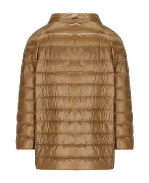 Herno Mock Neck Puffer Jacket - Brown