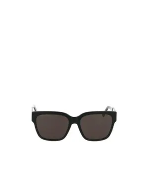 Balenciaga Bb Logo Square Frame Sunglasses - Black