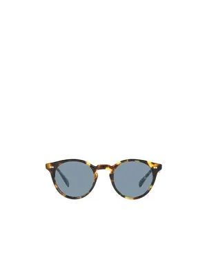 Oliver Spencer Romare Round-frame Sunglasses - Blue