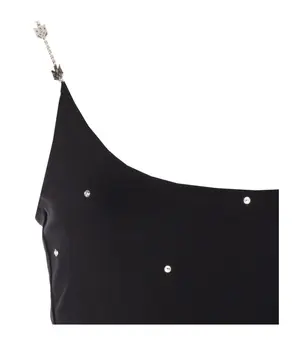 Amiri Embellished Strappy Mini Dress