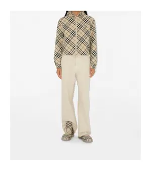 Burberry Checked Pull On Boots - Grain Color