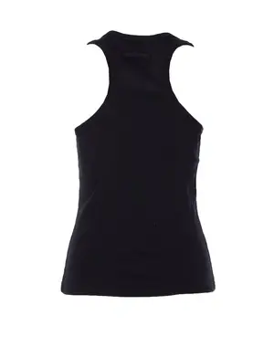 JEAN PAUL GAULTIER Ribbed Sleeveless Tank Top With Embellishment