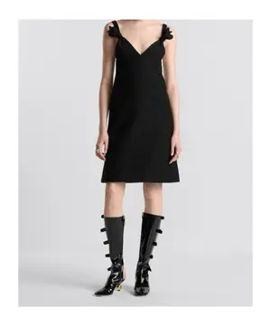 Dior Flared Dress With Bow Detail