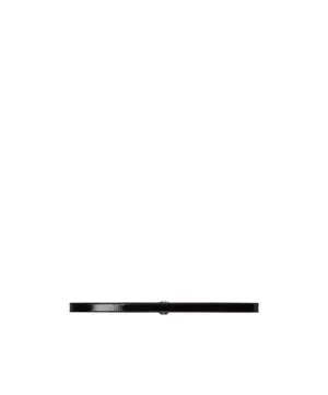 Gucci Thin Belt With Interlocking G Buckle - Black