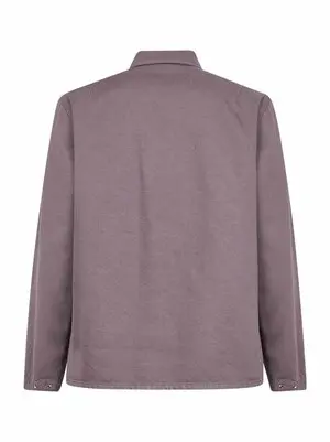 Stone Island Compass Patch Denim Overshirt