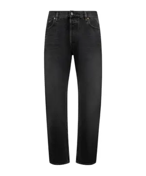 Saint Laurent Long Mick Jeans - Light Grey
