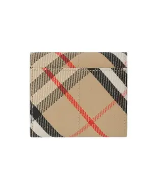 Burberry Vintage Check-printed Snip Folded Wallet