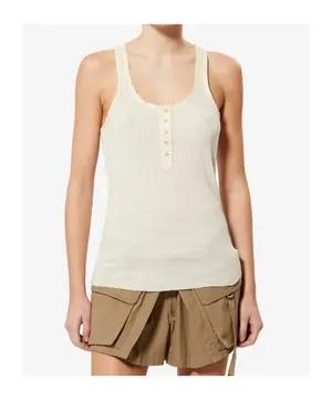 Isabel Marant Étoile Ribbed Tank Top - Off-white