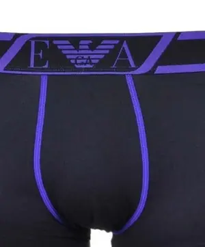 Emporio Armani Logo Waist Boxer Briefs - Black