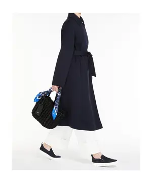Max Mara Manuela Wool Coat - Dark Blue
