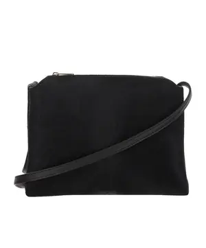 Khaite Leather Crossbody Bag - Black