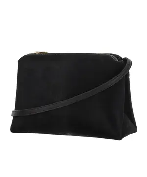 Khaite Leather Crossbody Bag - Black