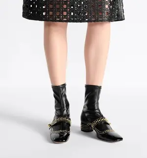 Dior Belle D Heeled Ankle Boots