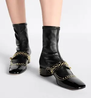 Dior Belle D Heeled Ankle Boots
