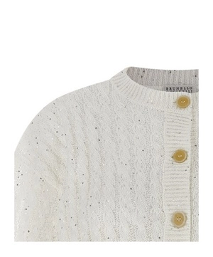 Brunello Cucinelli Sequin-embellished Knitted Cardigan