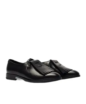SCAROSSO Ester Lace-up Oxford Shoes With Removable Fringe