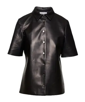 Partow Mel Leather Shirt