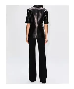 Partow Mel Leather Shirt